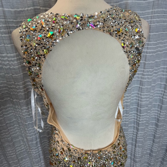 envious couture | Dresses | Glamorous Crystal Embellished Prom Dress ...